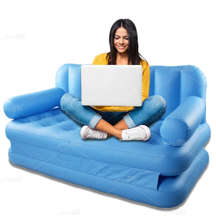 BS-sf dye sub inflatable lounger air beach pull out sofa chair movie ...