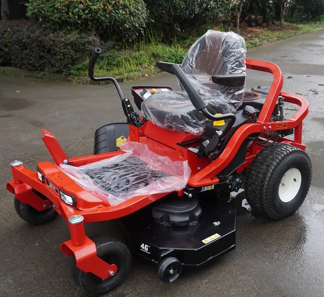 BTW-N46ZTR 27HP Engine Riding Lawn Mower Petrol Weed Car Zero Turn Ride ...