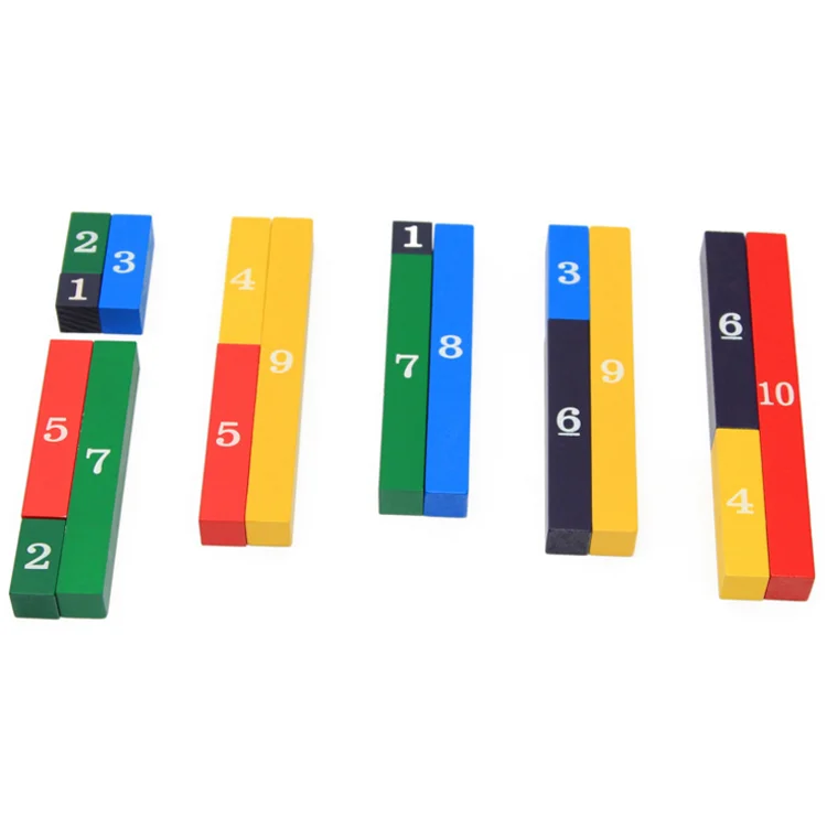 Alibaba.com: Montessori Counting Sticks 1-10, Math Learning Rods for ...