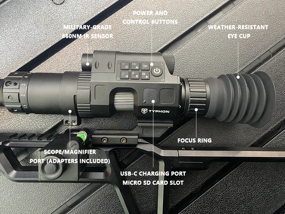 Dual Digital Tactical Cctv Gpnvg18 Mounted Rangefinder Driving Wifi Eye ...