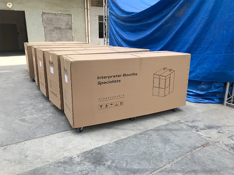 TG ISO 4043 Portable Interpreter Booths - Soundproof & Efficient