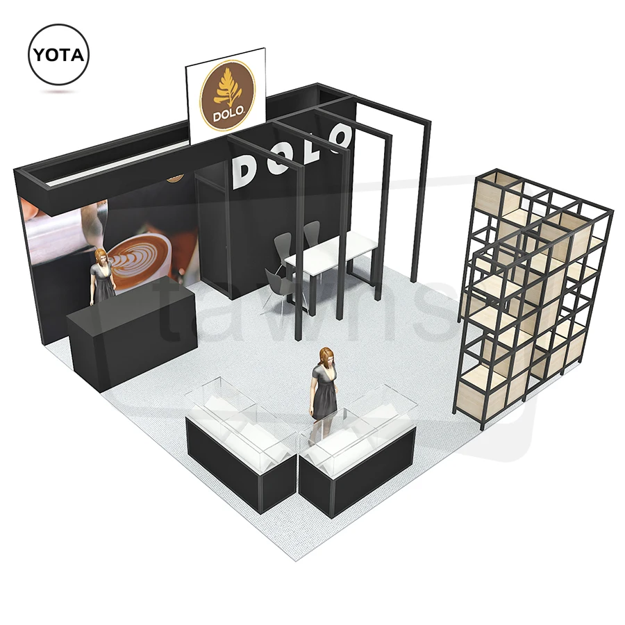 Tawns 20x20 Custom Easy Assemble Exhibition Tradeshow Displays Stand ...