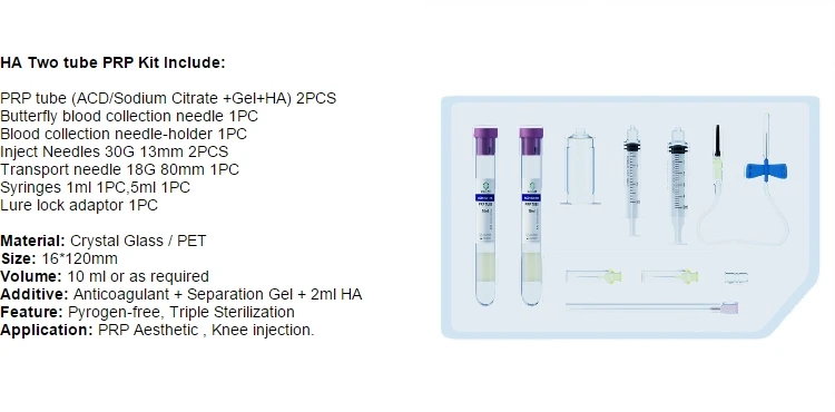 Platelet Rich Plasma Kit Prp Prf Platelet Enriching Plasma Extraction Prp Tube Centrifuge - Buy ...