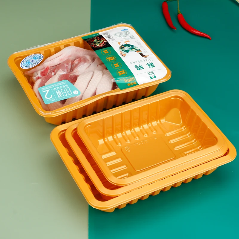 Whole Sale Disposable Map Chicken Takeaway Packaging Box Sealed Plastic ...