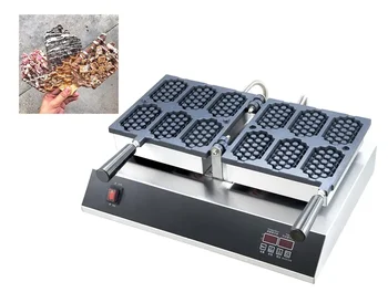 Commercial Electric Honeycomb Waffle Machine Non-stick Waffle Cake ...