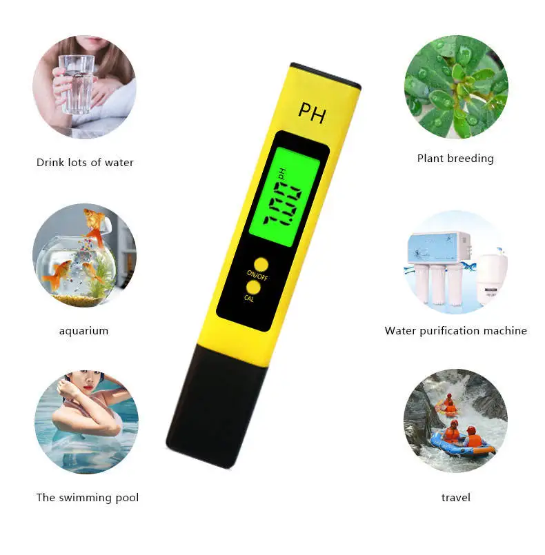 0-14 Ph Big Screen Digital Ph Meters Water Quality Tester - Buy Ph ...