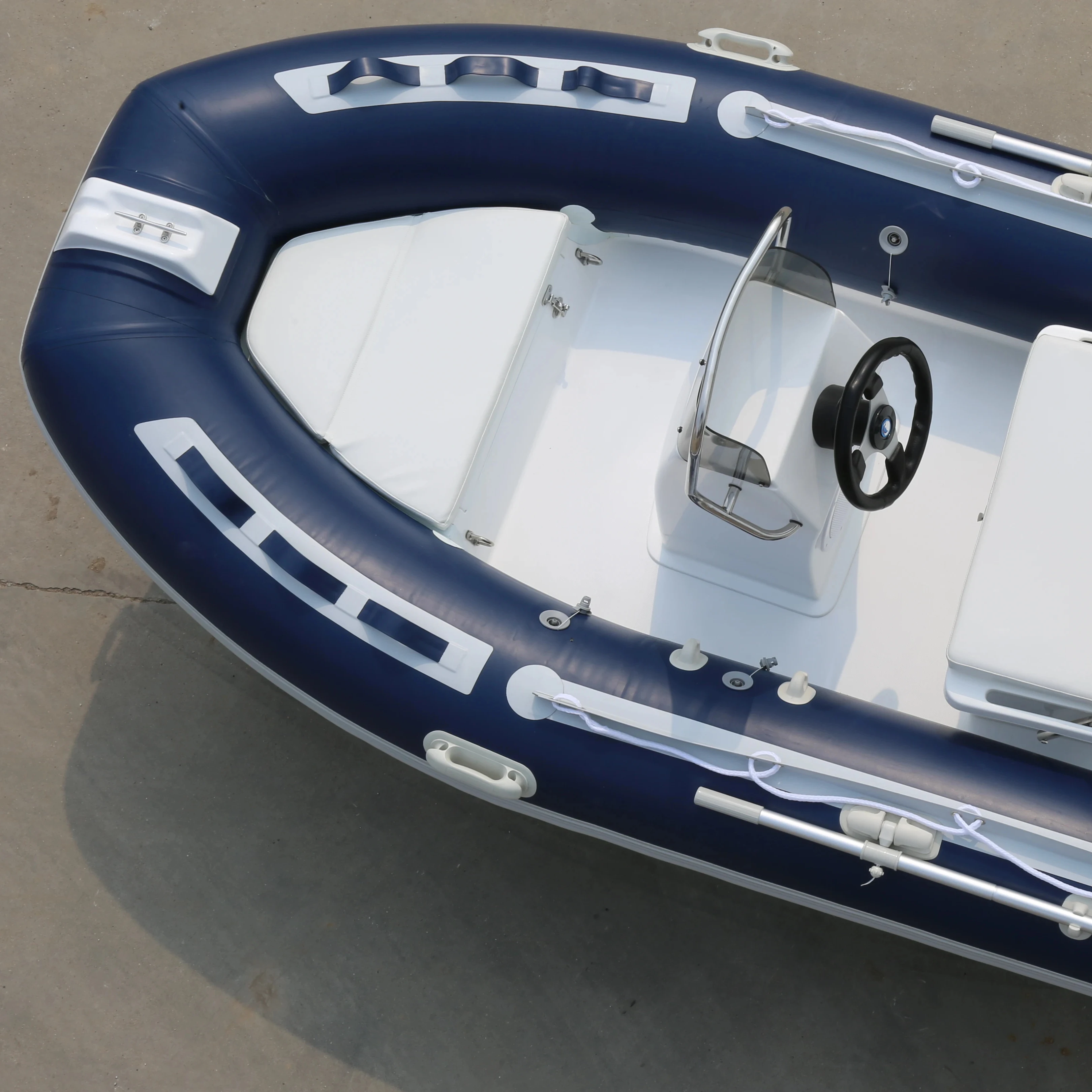 RIB 360 cm boat with motor boat rib hypalon pvc inflatable aluminium ...