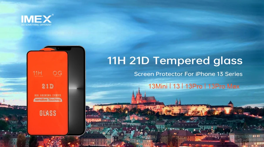 21D African Model Mica Vidrio Templado Para Celular Full Glue