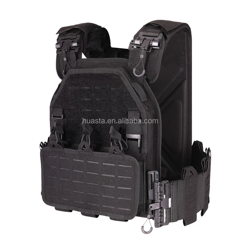 Custom Molle Laser Webbing Tactical Vest for Combat Plate Carrier Quick ...