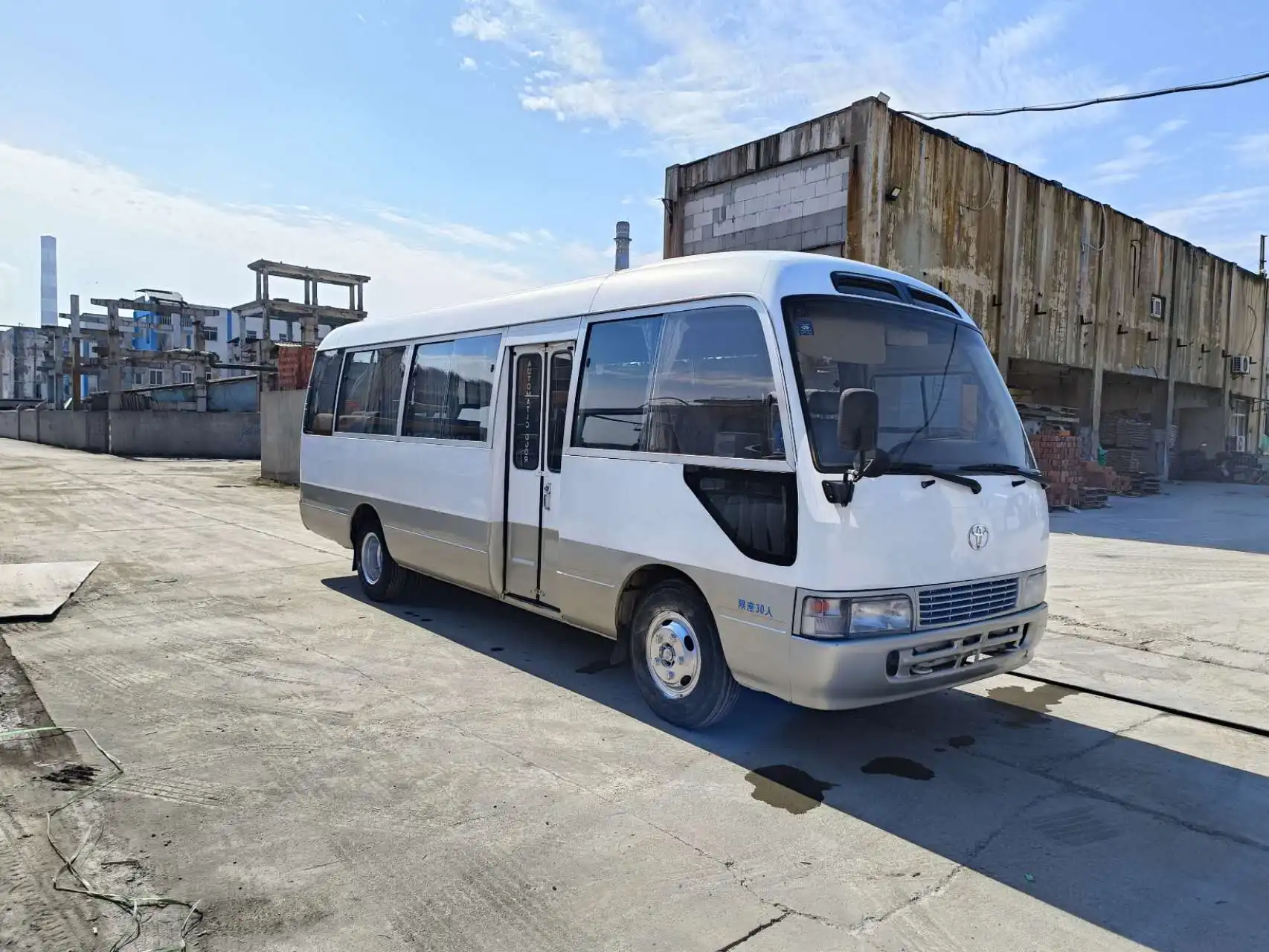 Japan Original Used Toyota coaster coach Bus Second Hand 30 Seats ...