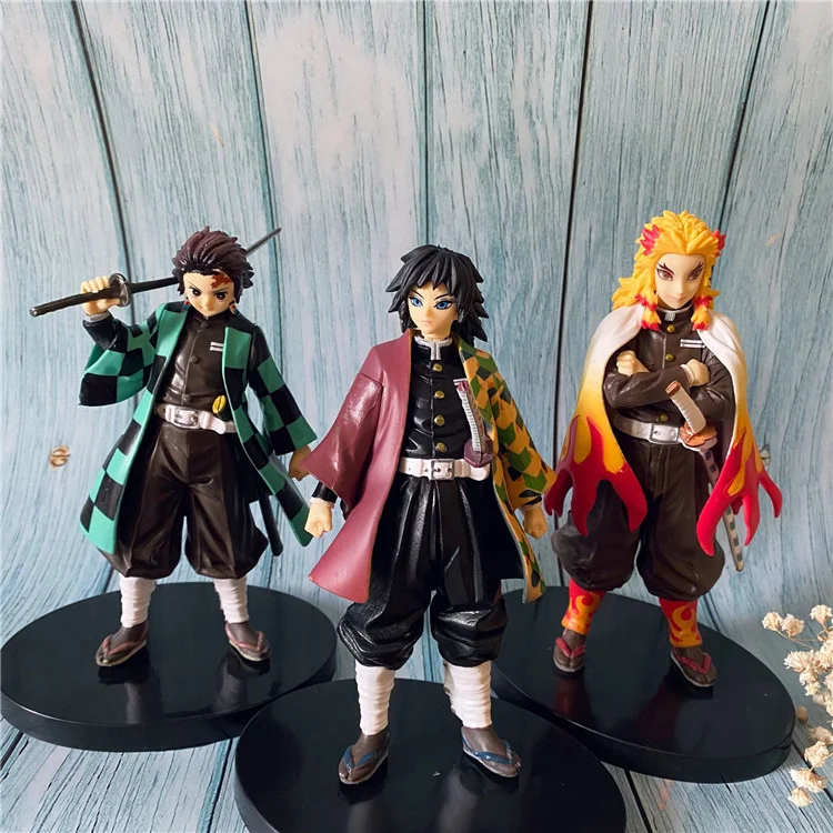 Hottest Demon Slayer 16 Models Kimetsu No Yaiba Anime Pvc Action Model ...