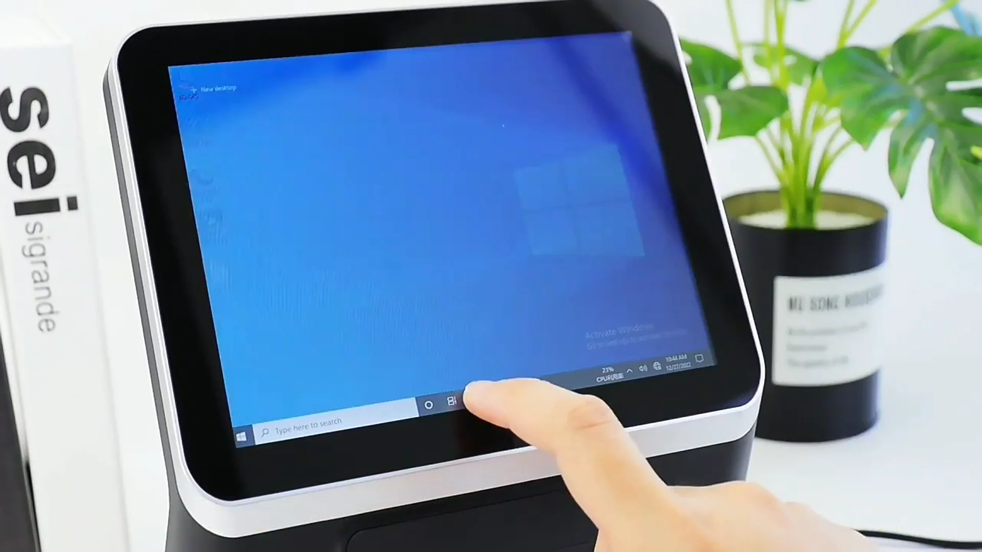 New Arrival Wll Mounted Pos Terminal 8 Inch Touch Screen Price Checker ...