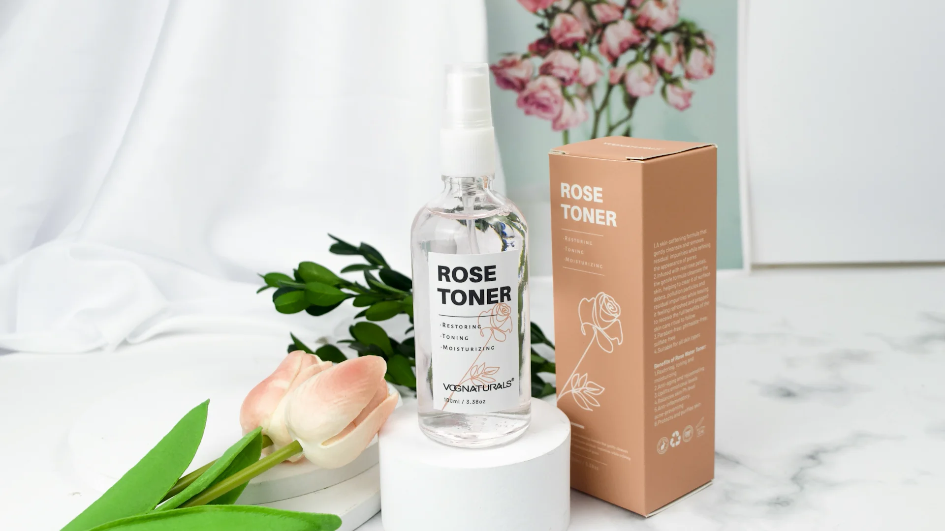 Oem Private Label Rose Water Spray Rose Water Rose Facial Toner Rose ...