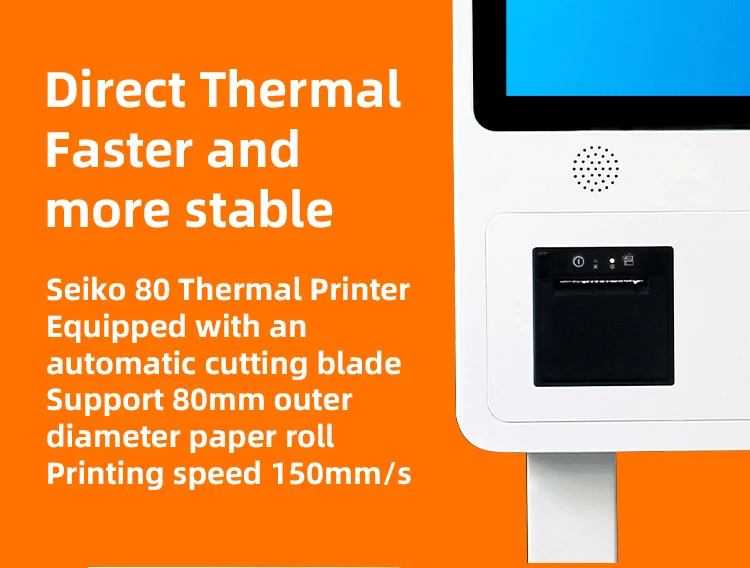 F3-ZS2 Floor Standing Printer Kiosk - Self Service 8+128G NFC