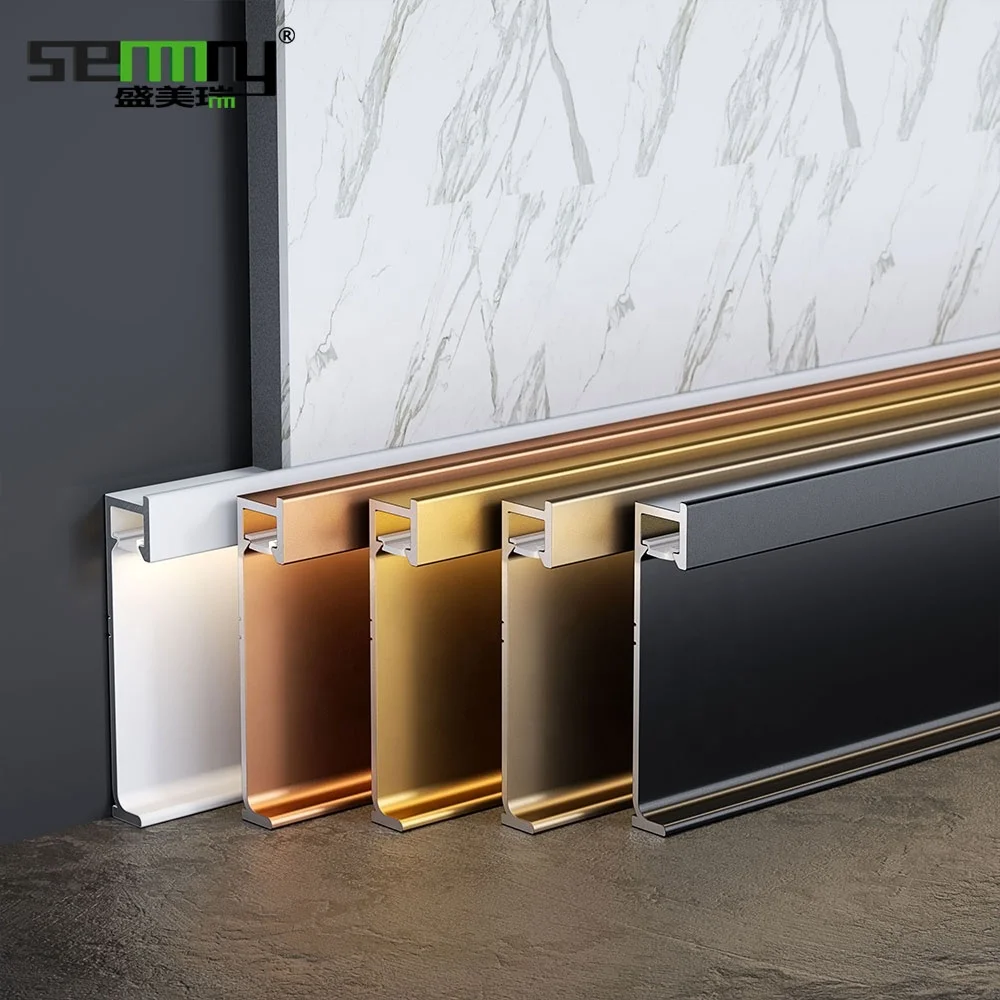 Hidden Lighting - LED Bar Aluminum Profile for Skirting