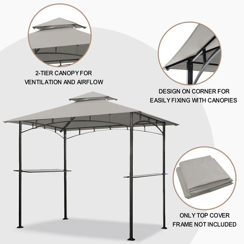 Haideng 5 X 8 Senior The Range Replacement Gazebo Canopy Covers Outdoor ...