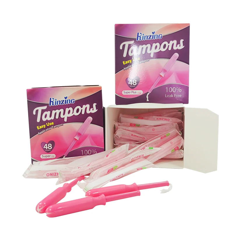 Hot Selling Women Menstrual Products Clean Point Tampon Plastic ...
