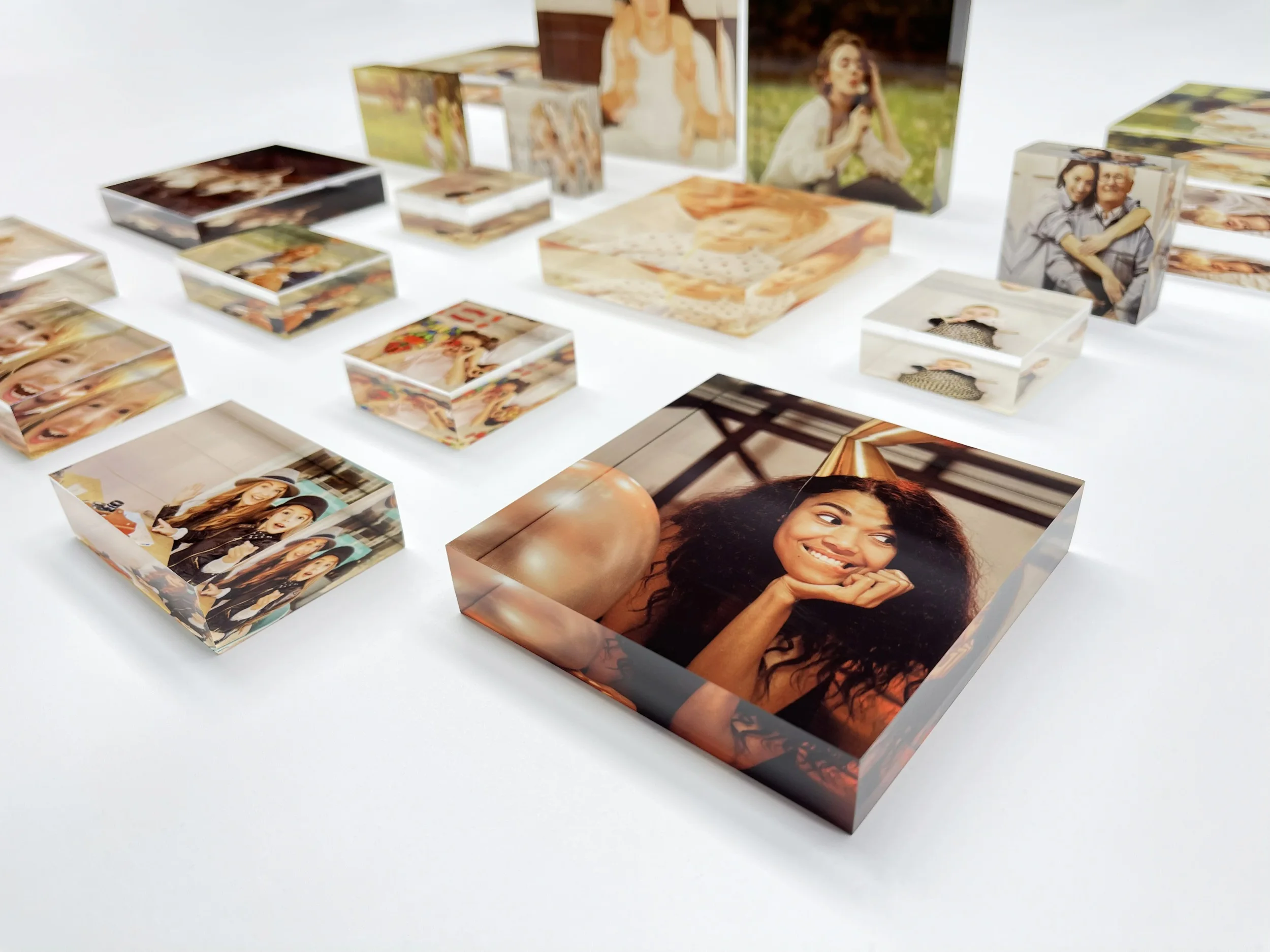 7.49"x7.49" 20mm Sublimation Acrylic Block Polished Smooth Edges Custom ...