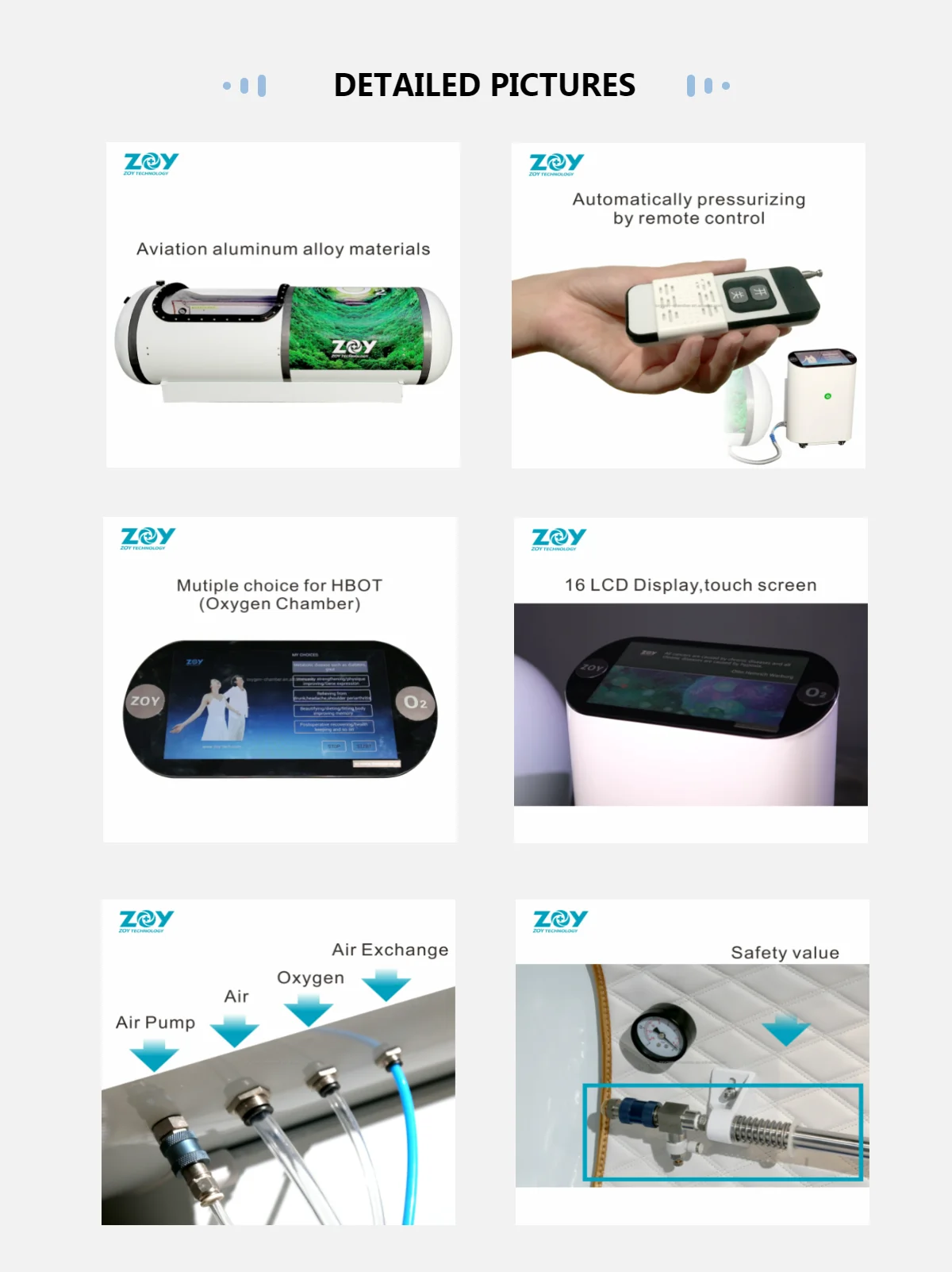 Zoy Inflatable Hard Shape Lying Hyperbaric Oxygen Chamber - Buy ...