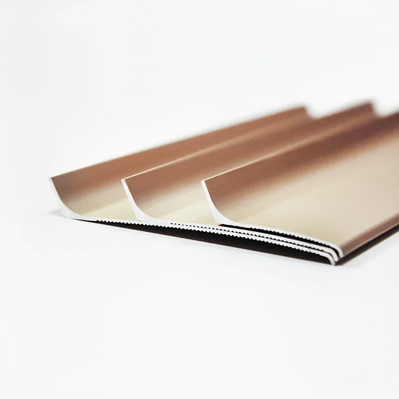 Aluminum Skirting Baseboard Profiles - Anodized Colors