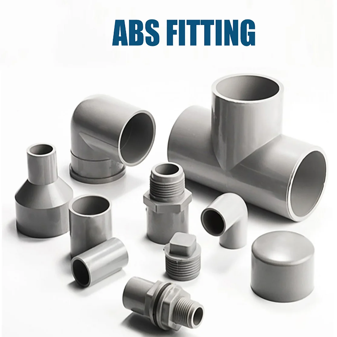 Abs Fittings Tee/elbow/core Plugs/brackets/supports/ends Plastic - Buy ...