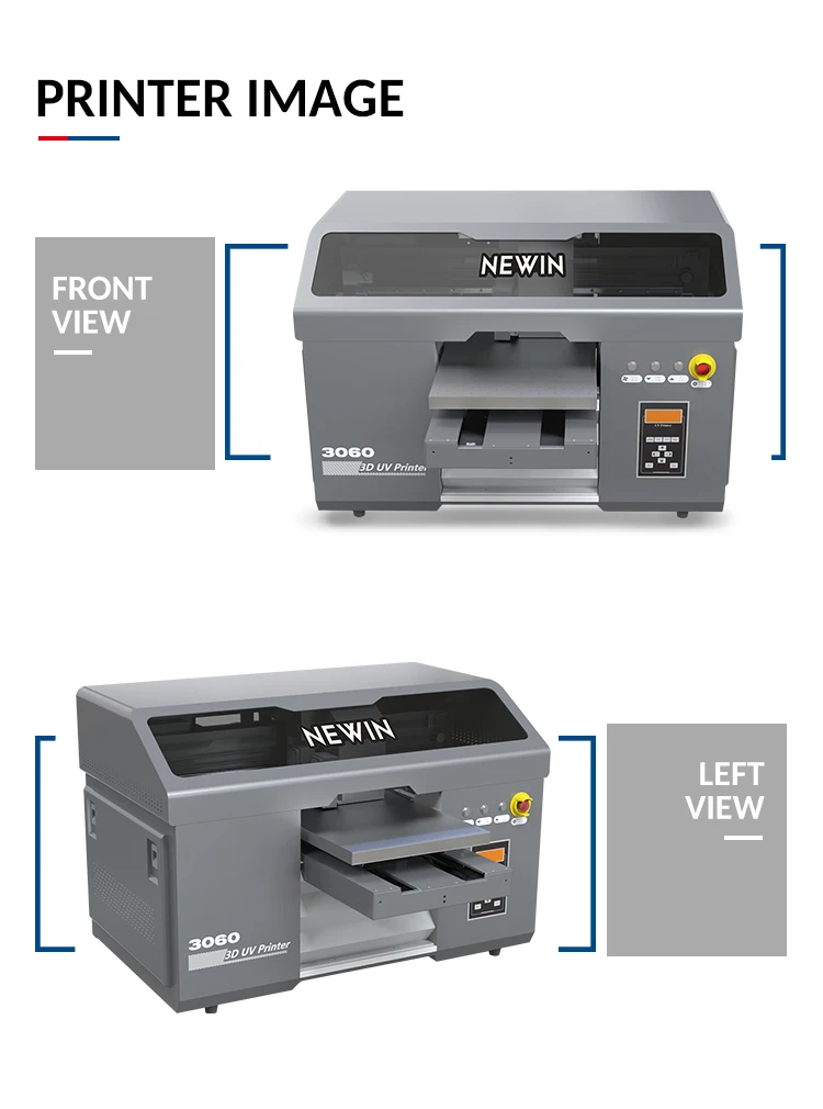Newin Uv3060 Flatbed Uv Printer Double Print Head Xp600 Electric Credit ...
