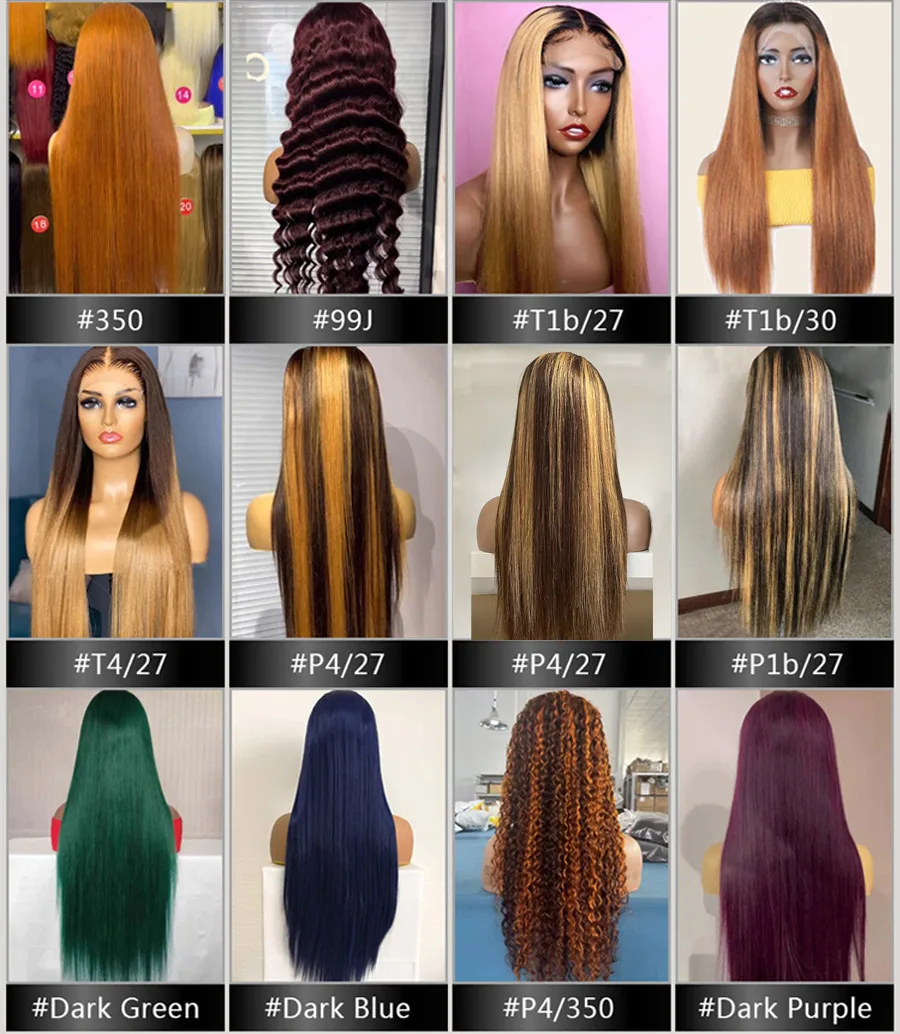 Cheap 360 Lace Frontal Glueless HD Lace Front Wig Cuticle Aligned ...