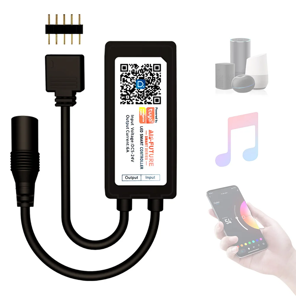 Mini RGB LED Smart Controller - Tuya Smart Life App