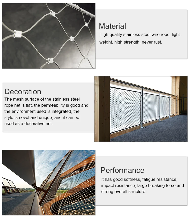 Stainless Steel Cable Mesh - Durable & Versatile Solutions