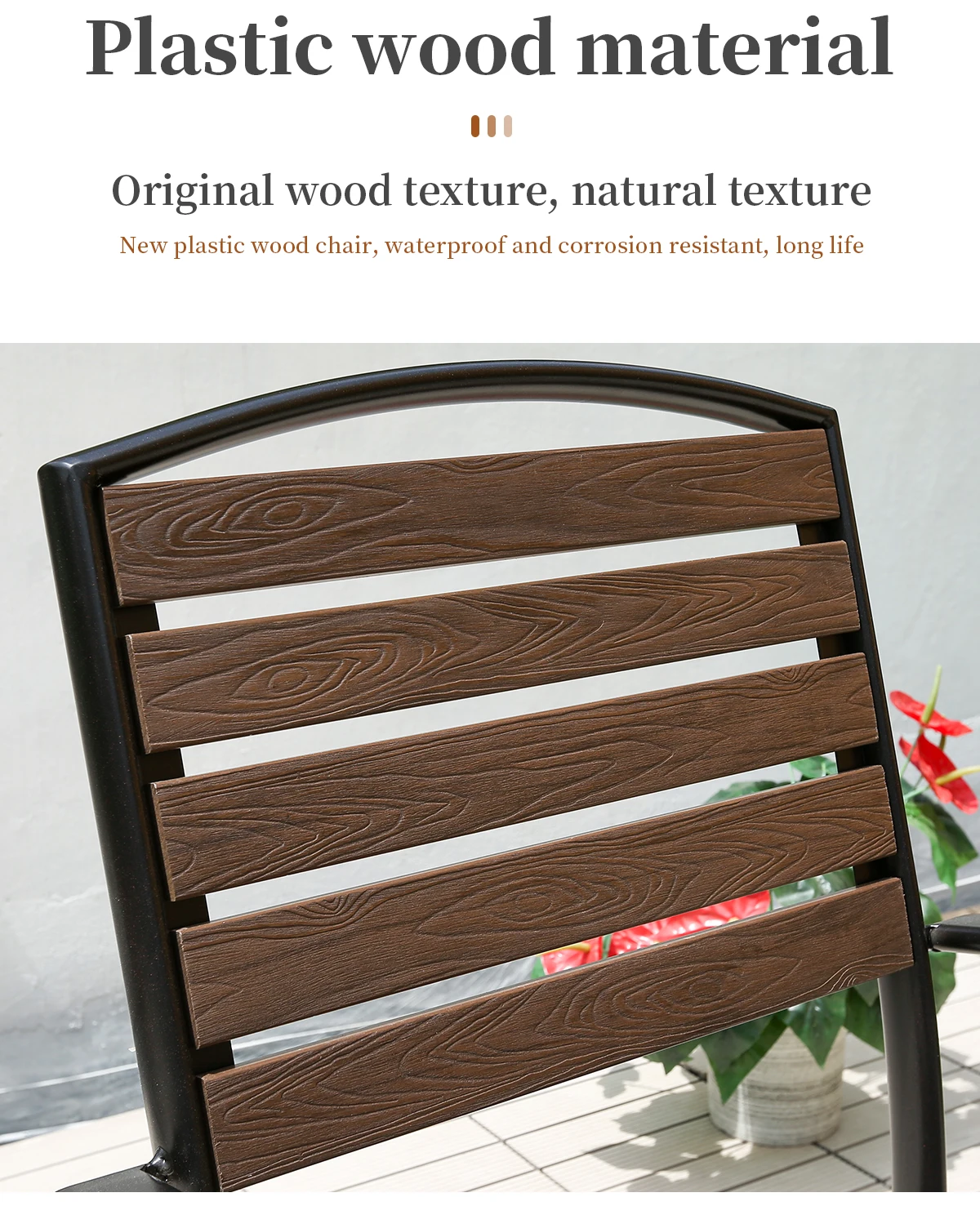 Low Moq Outdoor Restaurant Tables And Chairs Outdoor Long Desk Plastic ...