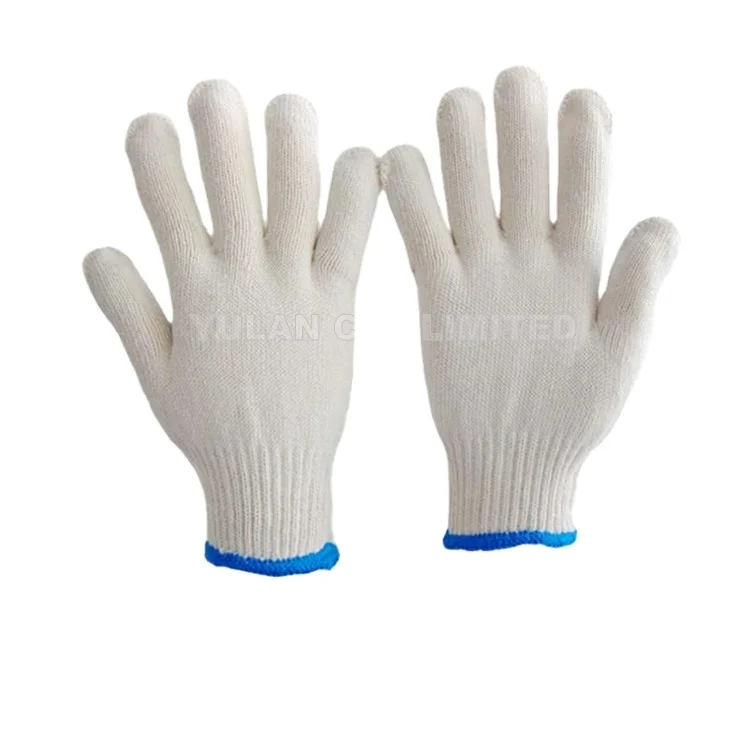 Cotton Knitted Gloves - Durable, General Purpose Work Gloves