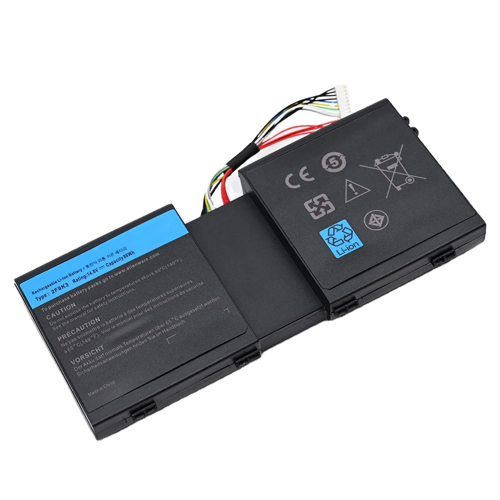 2f8k3 Laptop Battery 14.8v 86wh For Dell Alienware 17 18 17x 18x 0g33tt ...