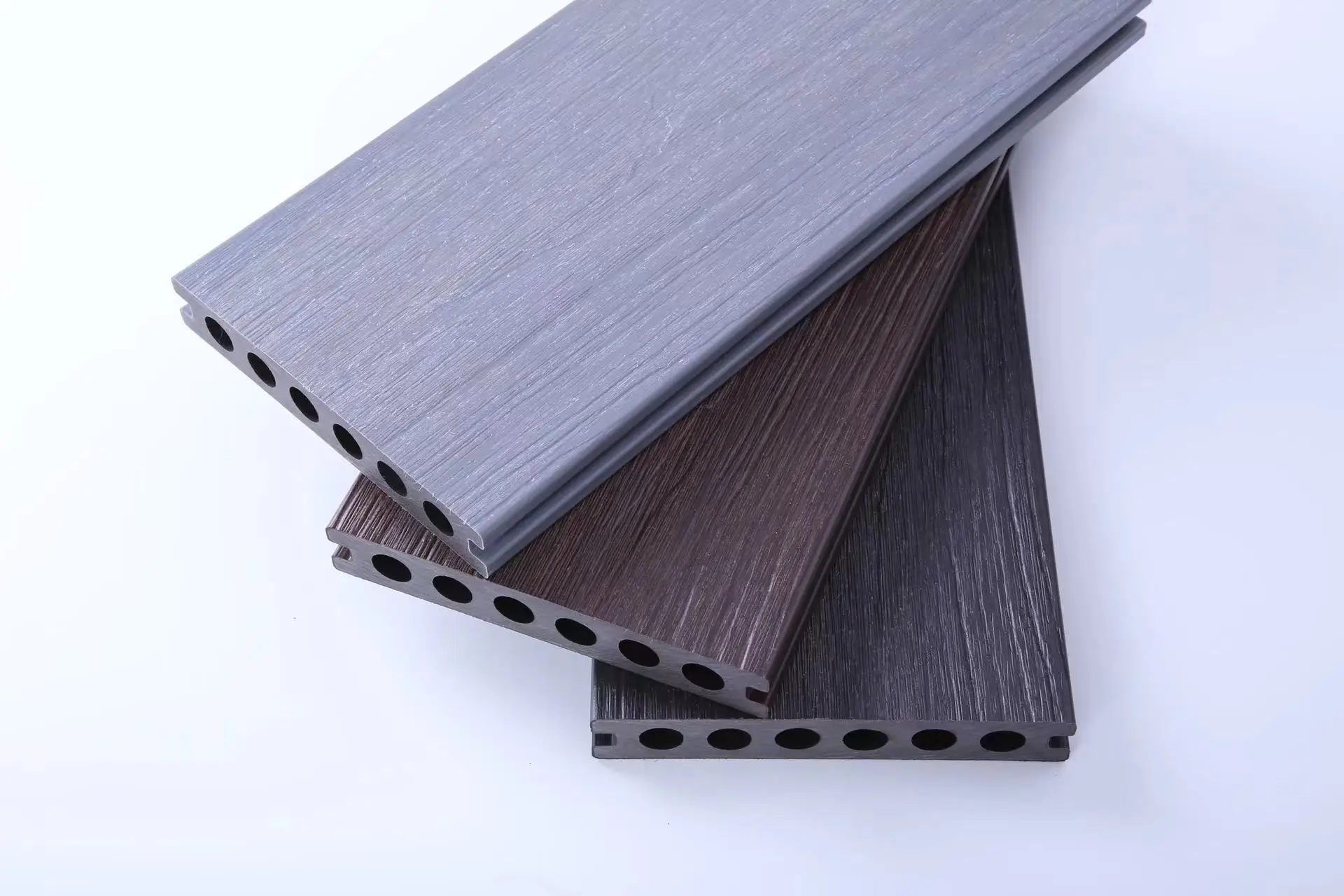 138*23mm Hollow Wpc Composite Decking Wpc Waterproof Weather Resistant ...