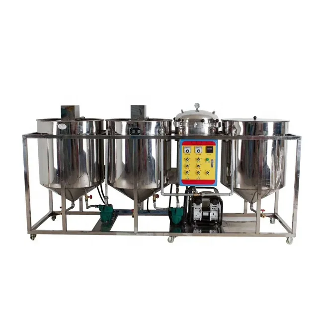 Small Cooking Oil Refinery Edible Oil Refining Machine For Africa - Buy ...