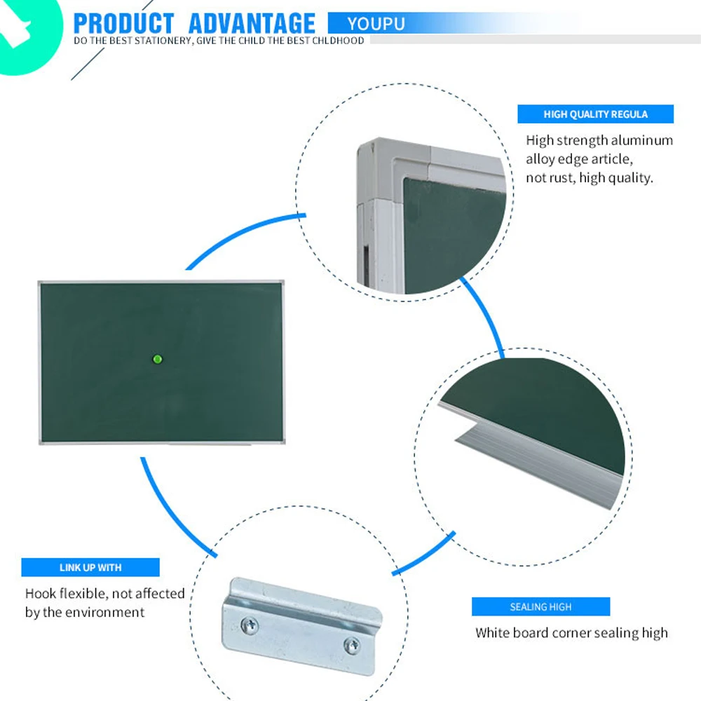Office School Classroom Supplies Aluminium Frame Standard Size Wall ...