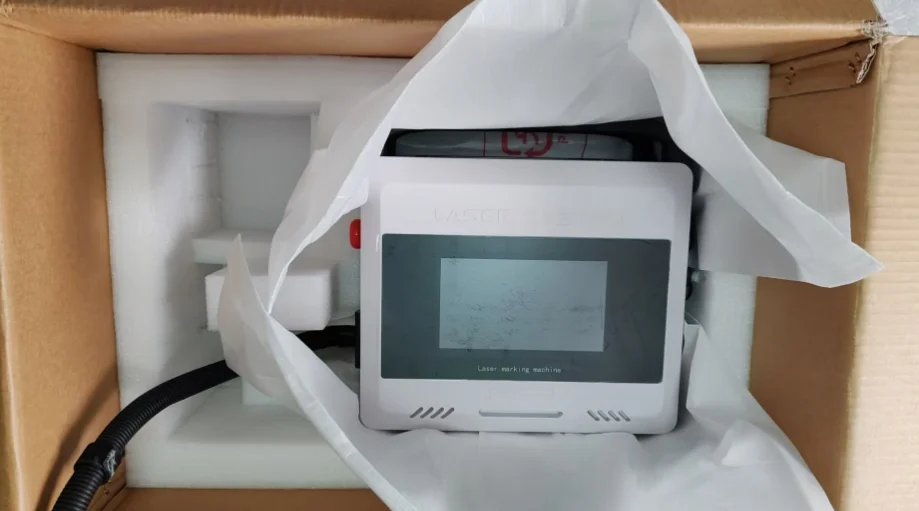 High Speed Handheld Laser Printer 18W 25W 50W Glass Date Fly CO2 Laser ...