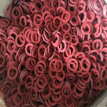 Waterproof Vulcanized Red Plain Fiber Steel Insulating Flat Washers ...