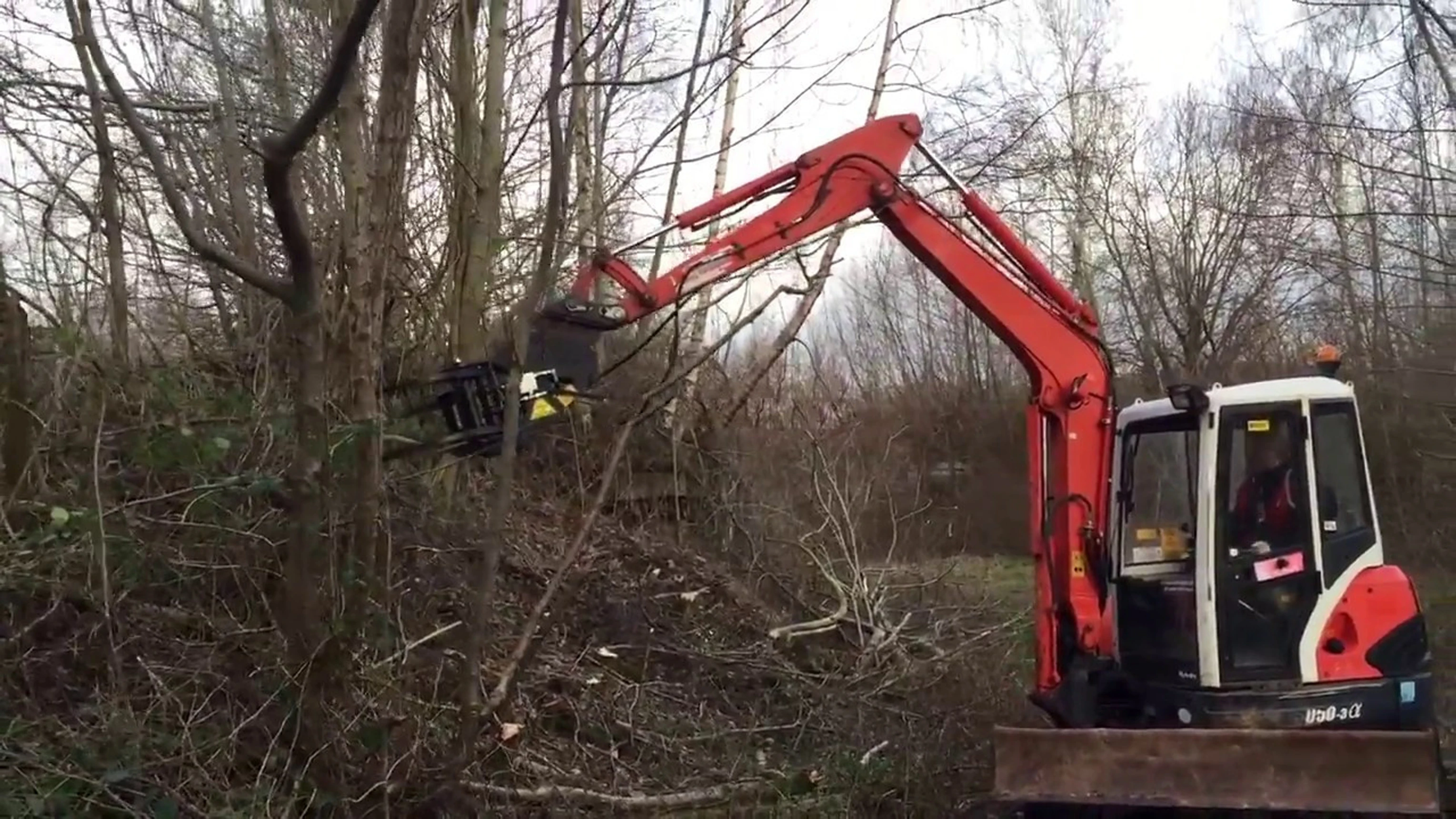 Huike New Hardlife Tree Shear Available To Fit 2 To 25 Ton Diggers ...