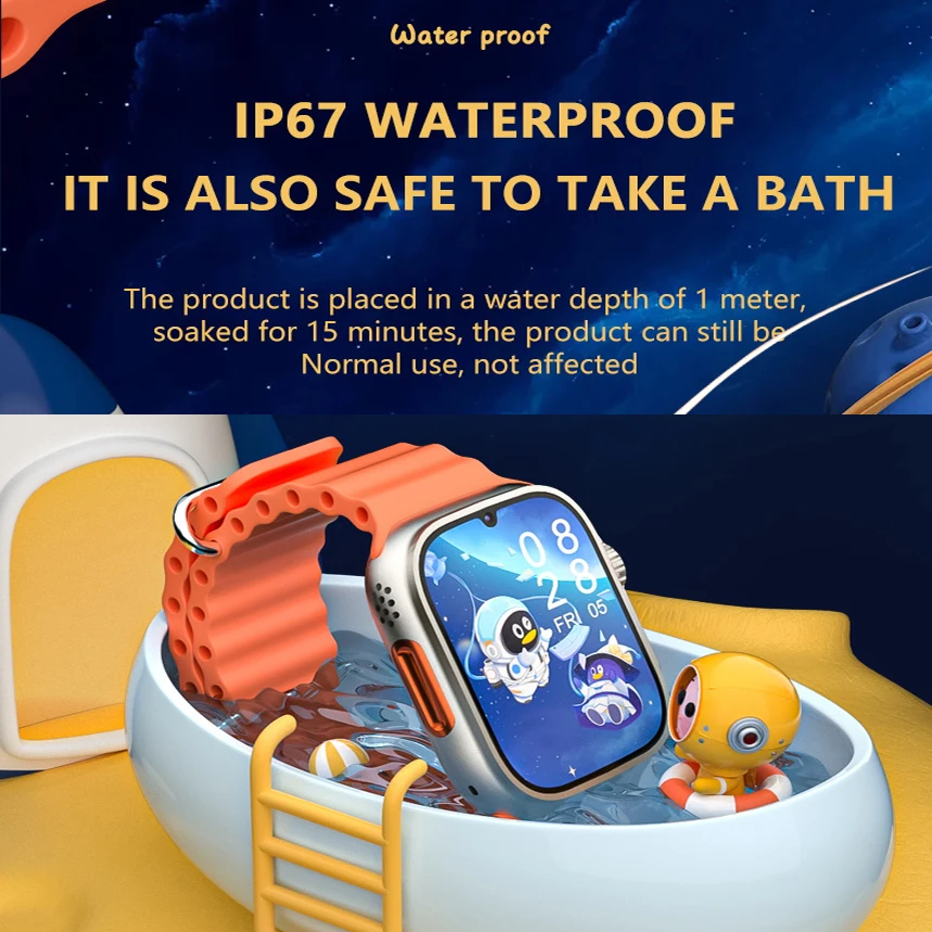 2.08" C92 Max Ip67 Waterproof 6g+64gb Sim Card Dual Camera 3g 4g 5g Ultra Network S9 Ultra Wifi ...