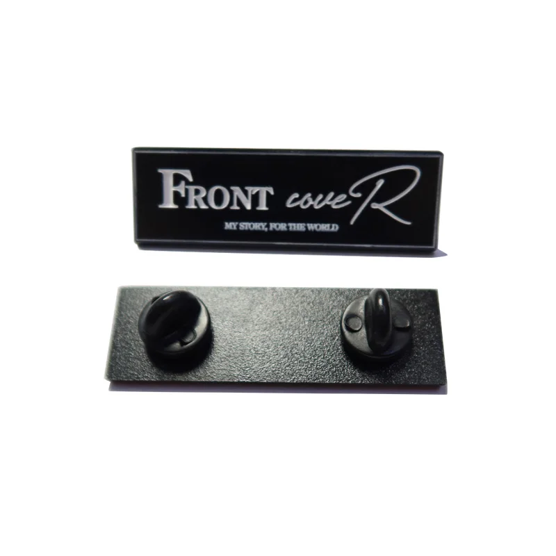 Personalized Metal Name Badge Pin Nameplate Brooch Pin Customized Name ...