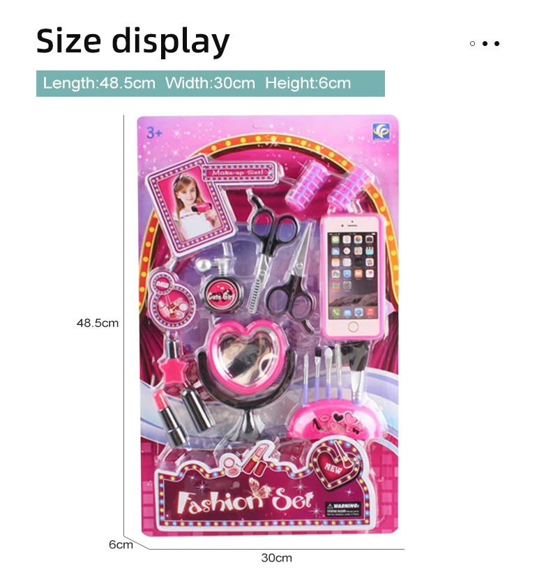 Kids Pretend Makeup Fashional Toy Plastic Lipstick With Musical Mobile ...