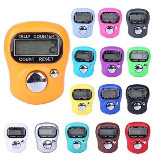 Wholesale Plastic LCD Finger Counter Tasbih Digital Electronic Tally ...