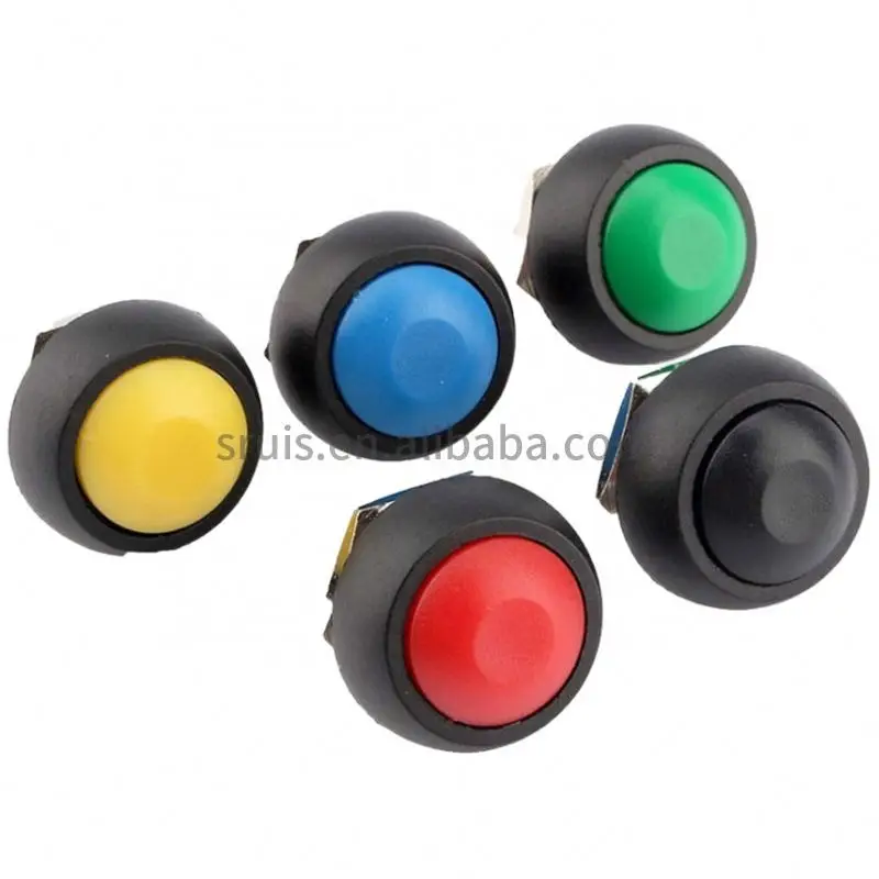Waterproof Push Button Push Button Switch Momentary Round Switch IP68 ...