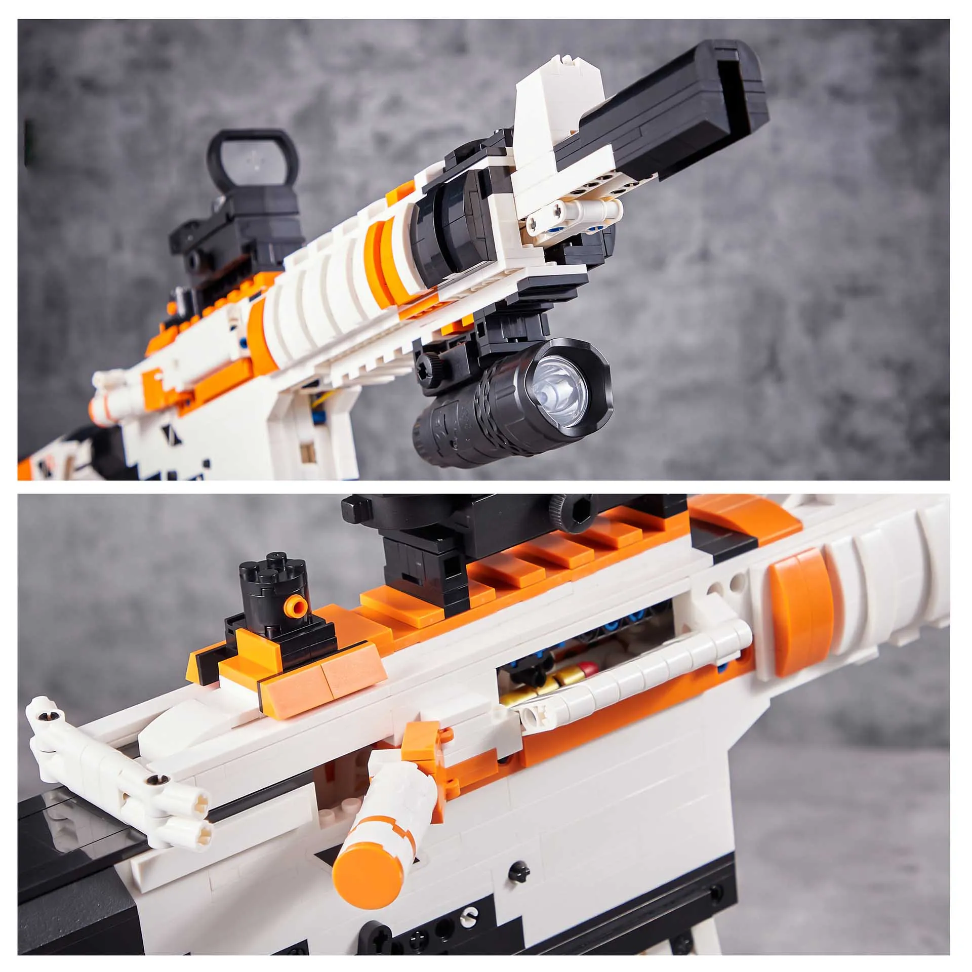 Building Blocks M4a4 Toy Gun Diy Assembled Bricks Guns Toys Gift ...