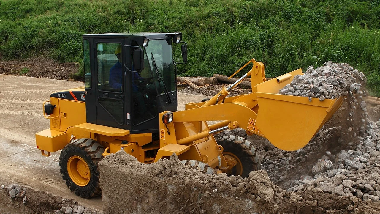 Small 1.6 Ton Payload Wheel Loader 0.8m³ Material Bucket| Alibaba.com