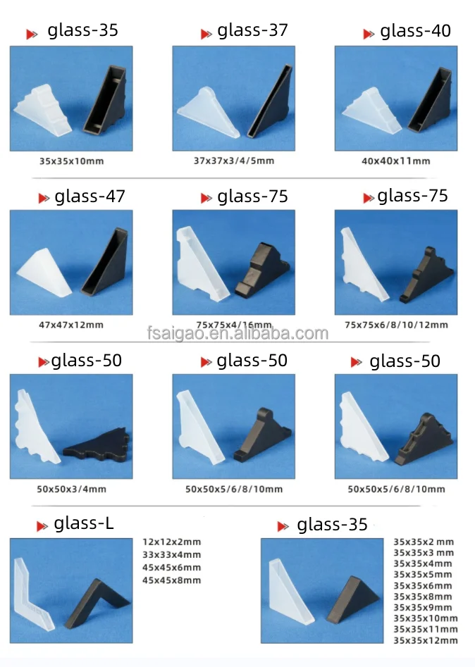 Plastic Corner Protectors Shape Triple-cornered Glass Corner| Alibaba.com
