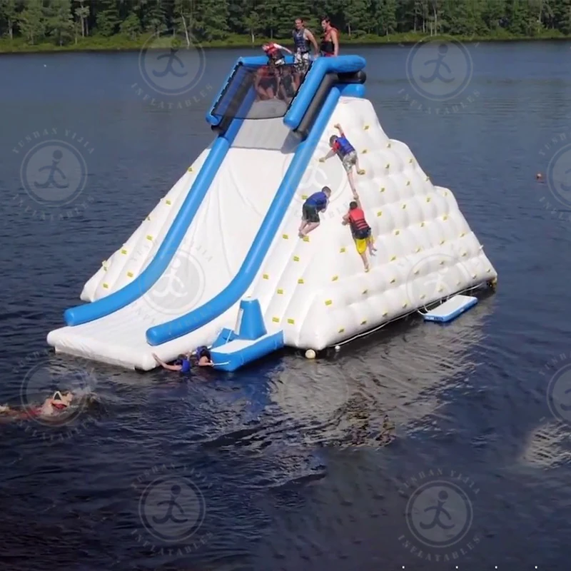 Aqua Park Water Game Inflatable Iceberg Ocean Floating Rock Climbing ...