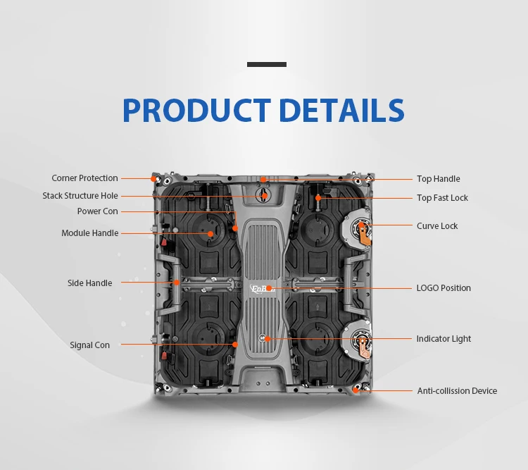 500x500 Led Full Color Rental Display P2.6 P2.9 P3 P3.91 Indoor Outdoor ...