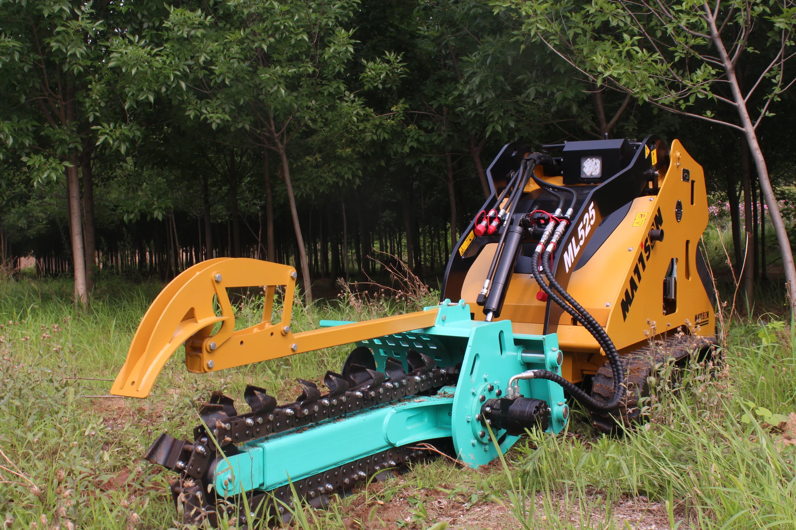 MATTSON Mini Skid Steer Loader Trencher - 1 Year Warranty