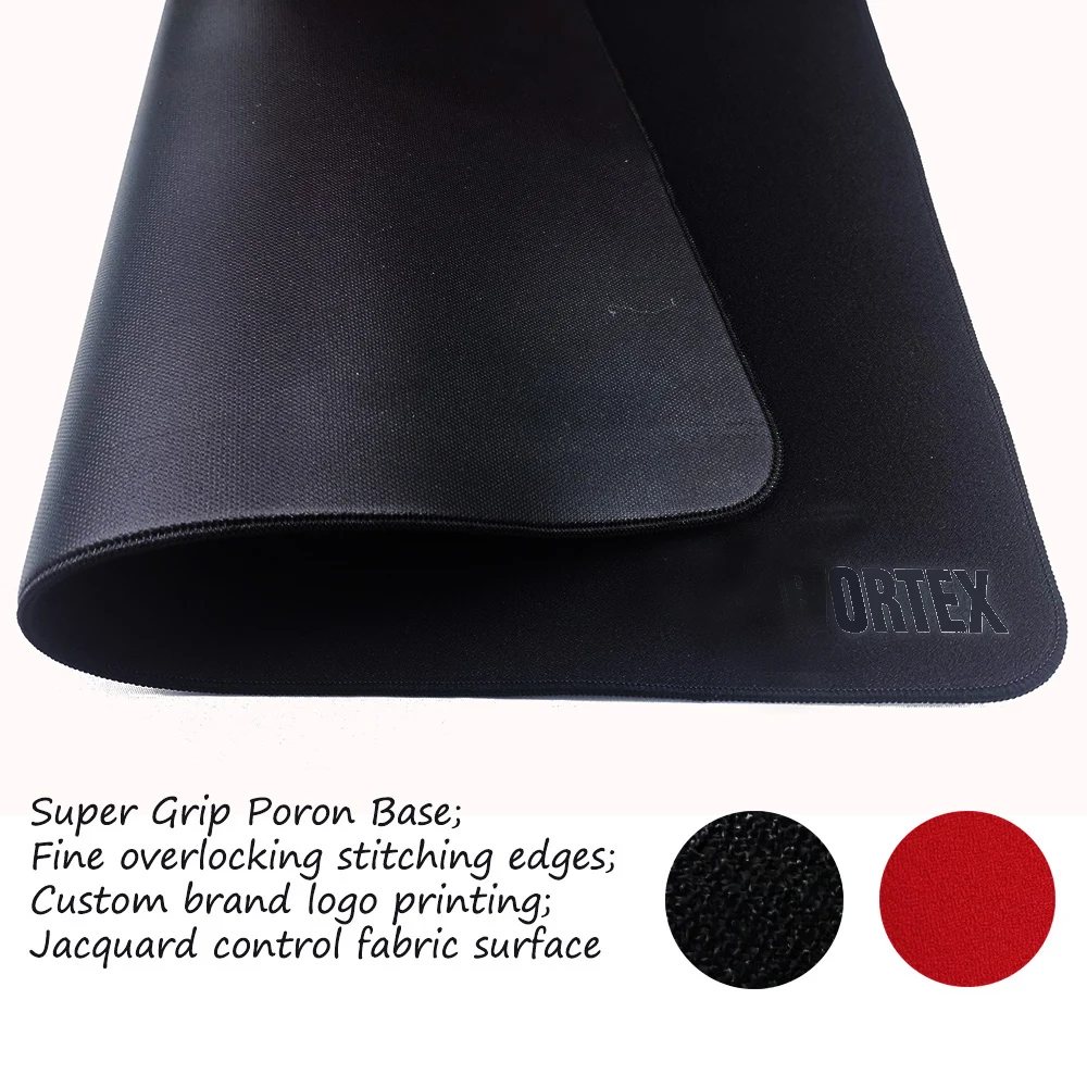 Micro Woven Speed & Control Key 83 Surface Soft Gaming Mouse Pad Stitching PU Poron Base Custom ...